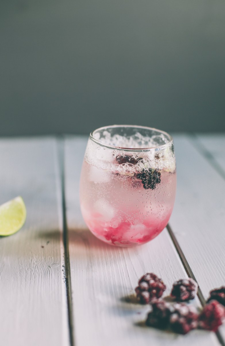 Bramble Bomb Cocktail | Camera & Clementine